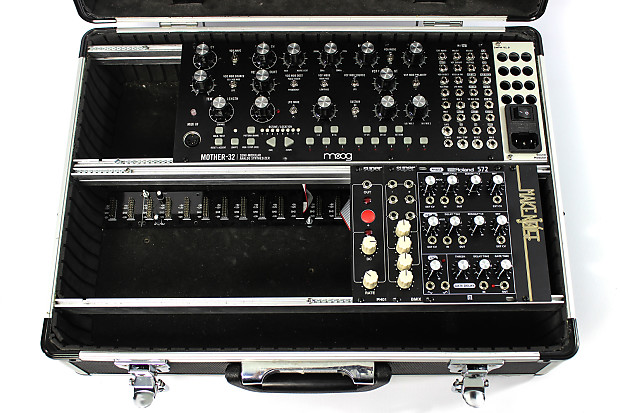 Moog Mother 32 Expanded Eurorack System + 6U Powered Eurorack | Reverb