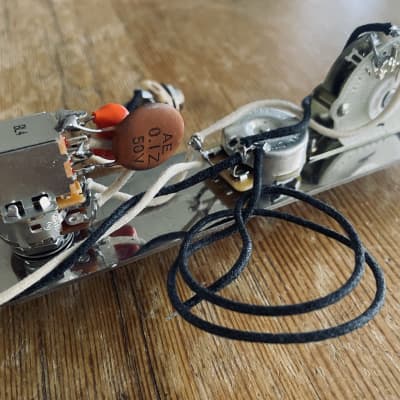 4 Way Fender Telecaster Wiring 250k CTS Varitone .022 Orange | Reverb