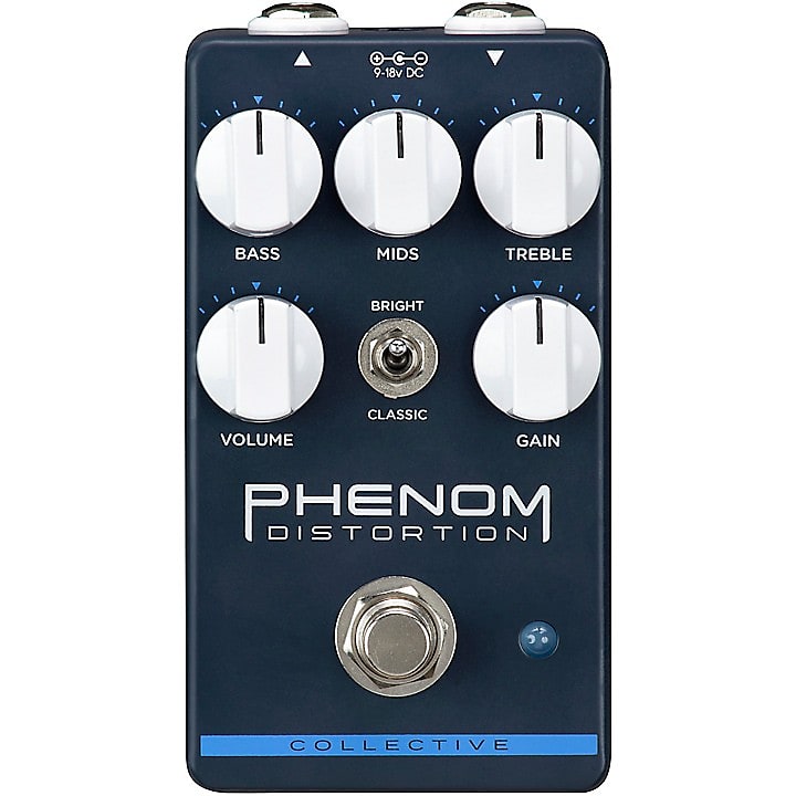 Phenom Distortion Effects Pedal Grey | Reverb