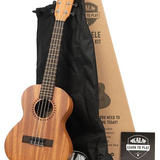 Kala Learn-To-Play Tenor Uke Starter Kit - Satin Mahogany | Reverb