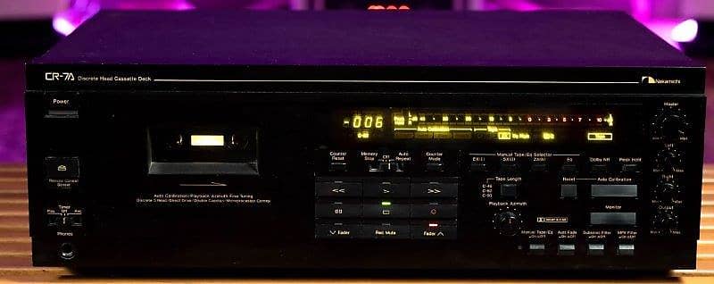 Nakamichi CR-7A and RM-7C Wireless Controller 1986-93 - Black | Reverb
