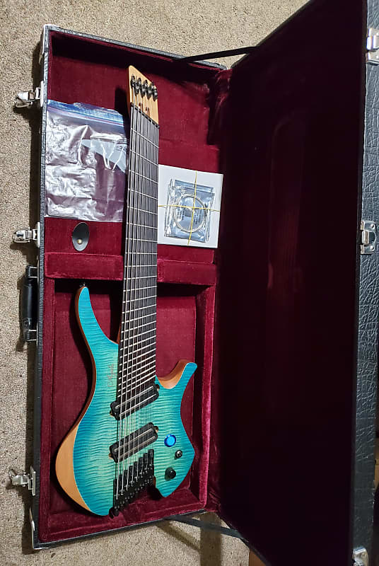 Agile Chiral Headless 8 String Electric Guitar Reverb