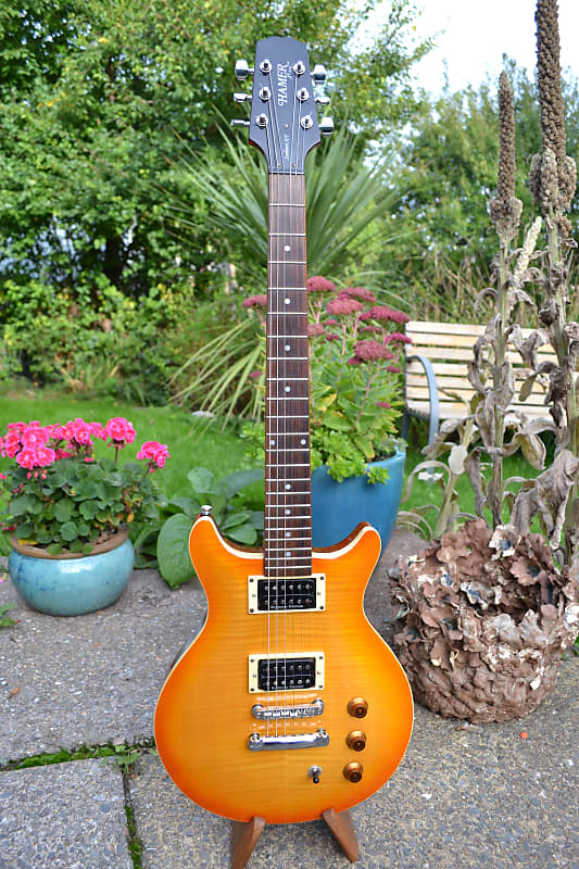 Hamer XT Sunburst A/T 2007 with Seymour Duncan pickups | Reverb