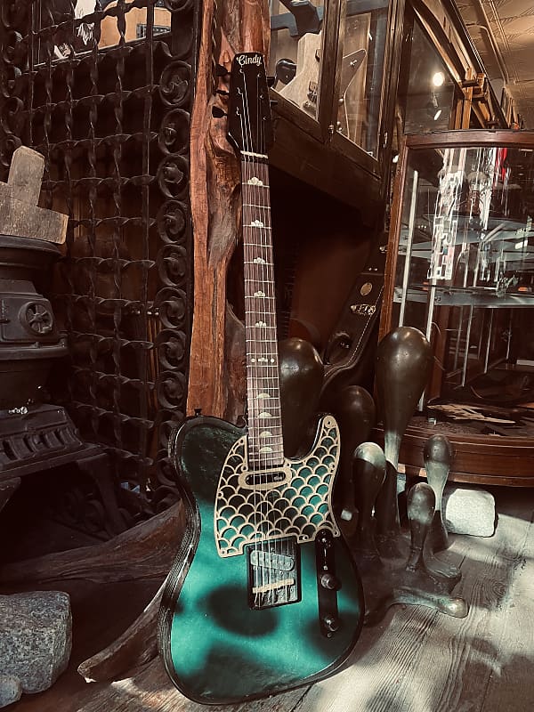 Cindy Guitars Custom Built LeatherFace Model-T 2023 - Shellac | Reverb