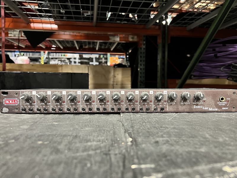 Rolls RM203 10-Channel Stereo Line Mixer 2000s | Reverb