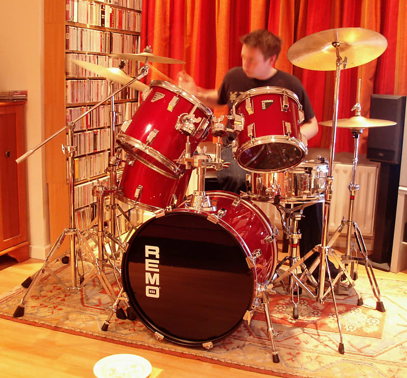 Remo Quadra Encore drum kit with Ufip Cymbals | Reverb UK