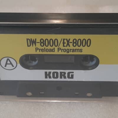 Korg DW8000 / EX8000 Preload Programs Cassette Tape | Reverb