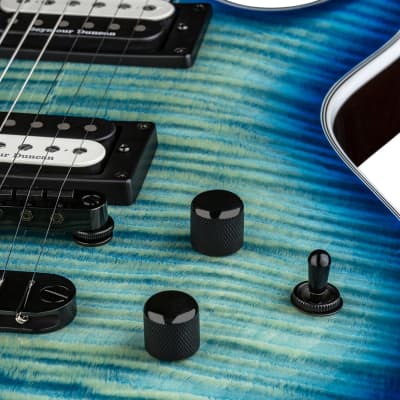 Dean Icon Select Flame Top Electric Guitar, Ocean Burst, ICON | Reverb