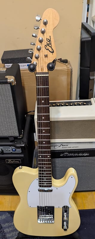 Eko Telecaster Blonde Color VT-380 With Upgraded Seymour | Reverb