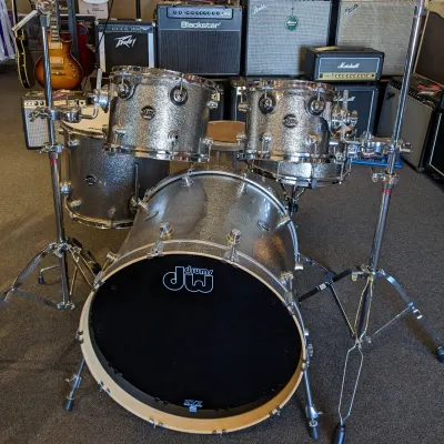 DW Performance Series 5-Piece Shell Pack Pewter Sparkle with | Reverb