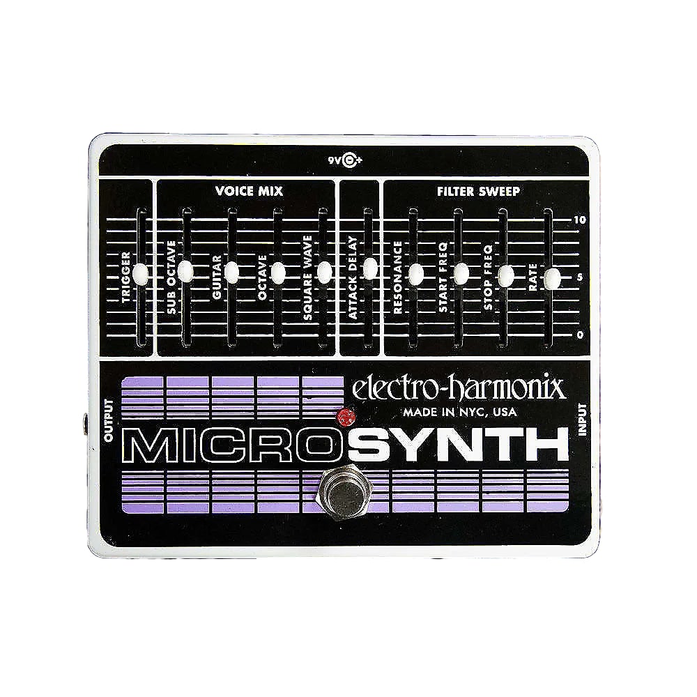 Electro-Harmonix Micro Synth Analog Guitar Synthesizer Pedal | Reverb