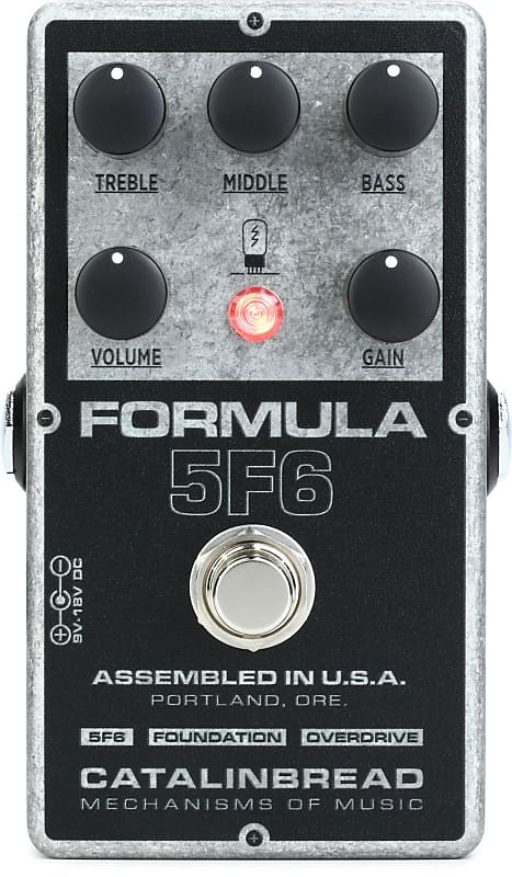 Catalinbread Formula 5F6 Tweed Bassman-style Overdrive Pedal | Reverb