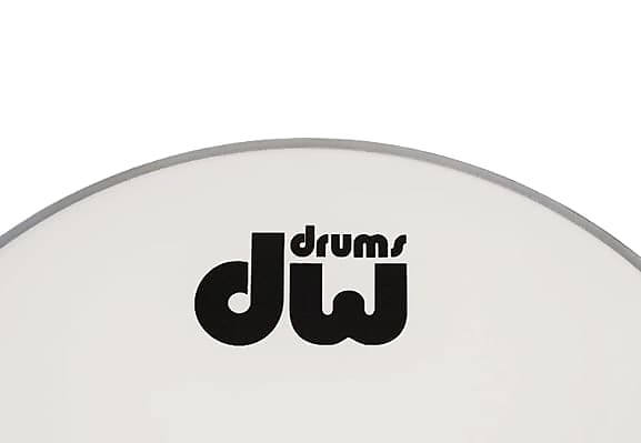 DW Bass Drum Logo Sticker, Black | Reverb