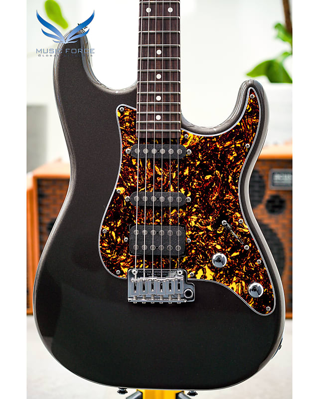 Schecter USA Custom Shop Traditional SSH-Charcoal Metallic | Reverb