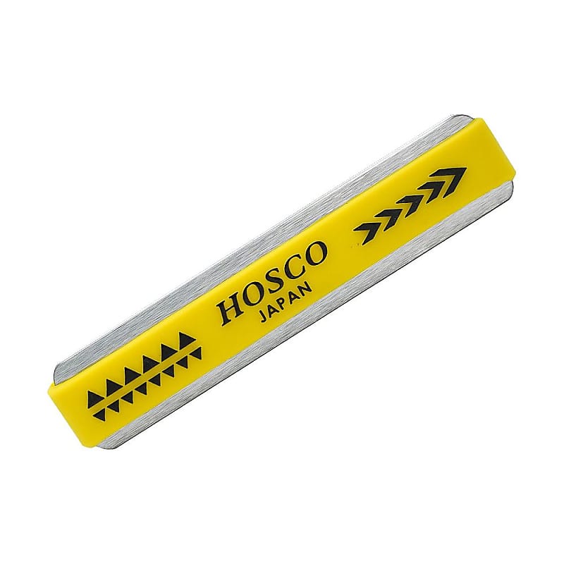 Hosco Compact Stainless Steel Fret Crowning File w/ Hard | Reverb