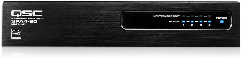 QSC SPA4-60 Compact 4-Channel Commercial Power Amplifier | Reverb