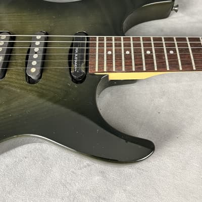 Fernandes Sustainer HSS Transparent Green | Reverb