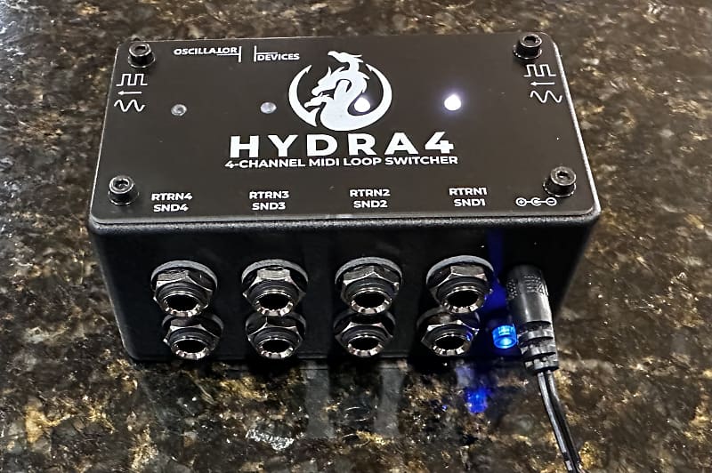 Oscillator Devices HYDRA4 MIDI Loop Switcher | Reverb