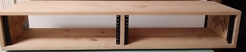 AudioRax Double Bay Studio Rack 3U x 2 (6U) 2019 Rustic Beech | Reverb