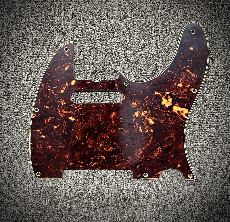 60’s Style Aged Tele Pickguard (Vintage Tortoise) | Reverb
