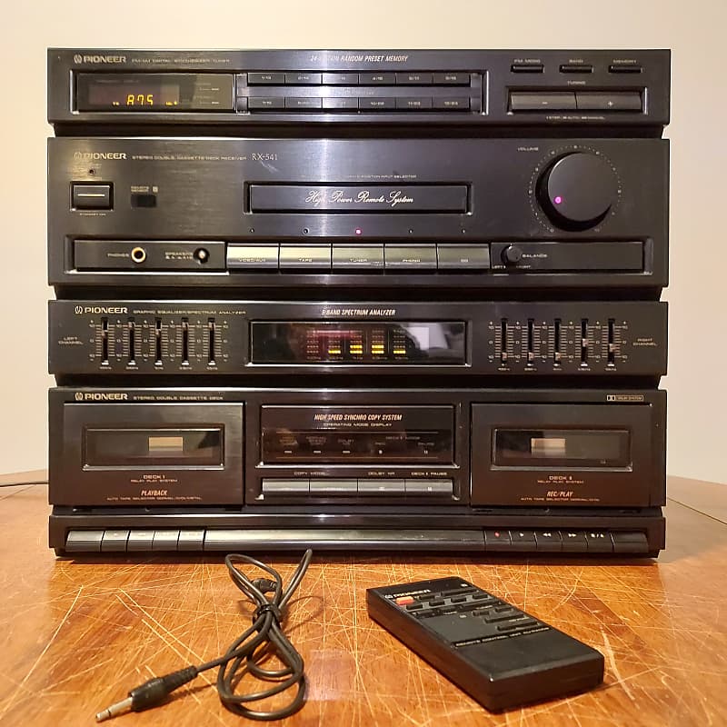 Pioneer RX-541 Stereo Tuner EQ Cassette - Needs Tape Deck | Reverb