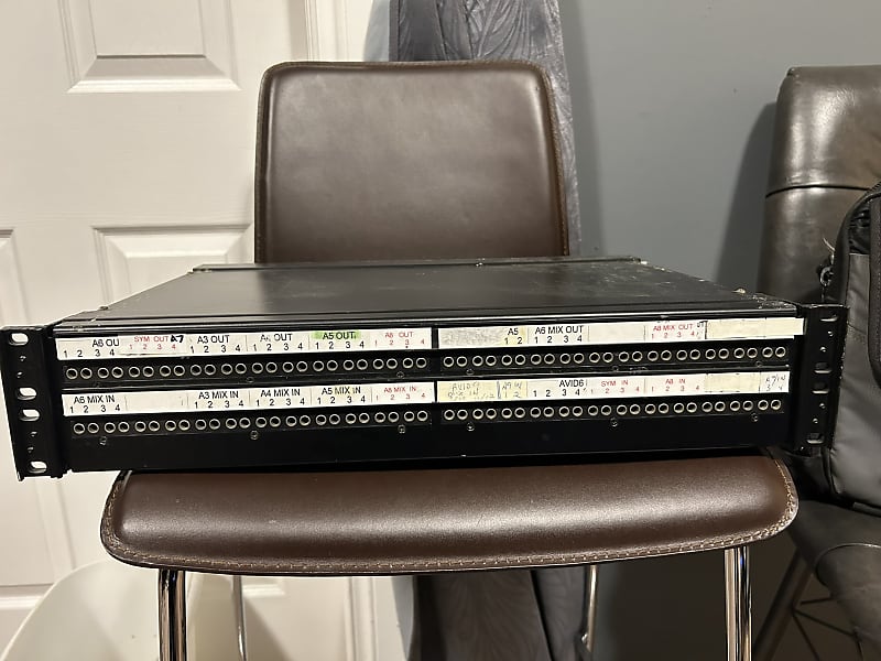 ADC P-0890 patch bay 1980's - black | Reverb