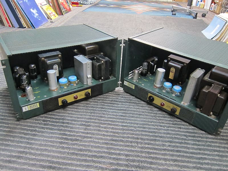 Pr Vintage Altec 1570 Mono Tube Amplifiers, Triode Operation | Reverb