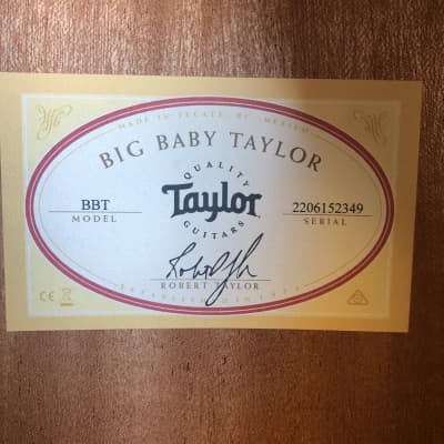 Taylor Big Baby Walnut with Gig Bag | Reverb