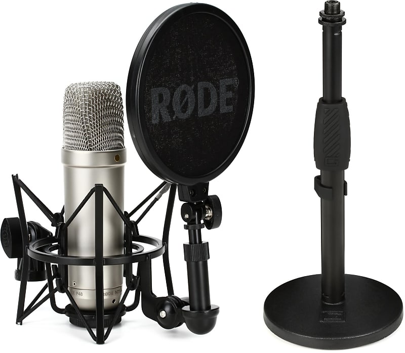 Rode NT1-A Large-diaphragm Condenser Microphone Bundle with | Reverb