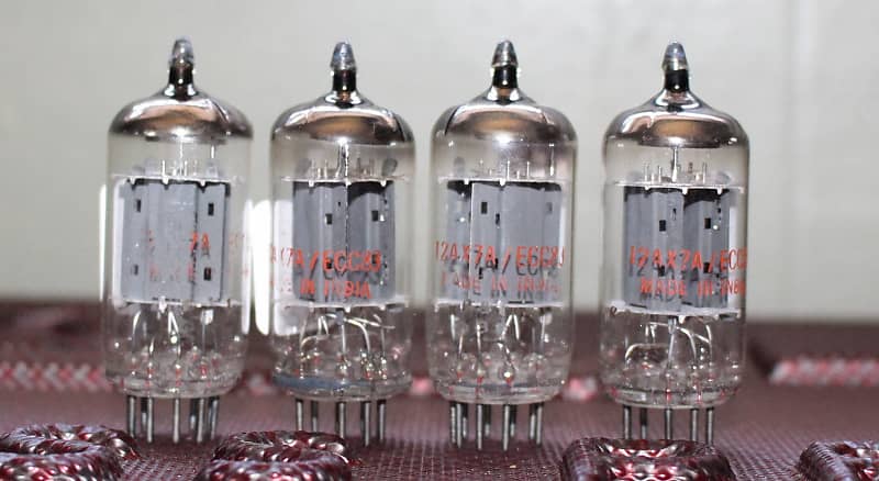 EI 12AX7 YUGOSLAVIA ECC83 PERFECT MATCH QUARTET W/ TELEFUNKEN | Reverb
