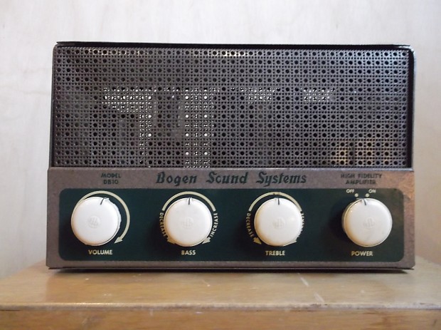 Bogen DB10 hifi pa guitar tube amp amplifier 6v6 VIDEO | Reverb