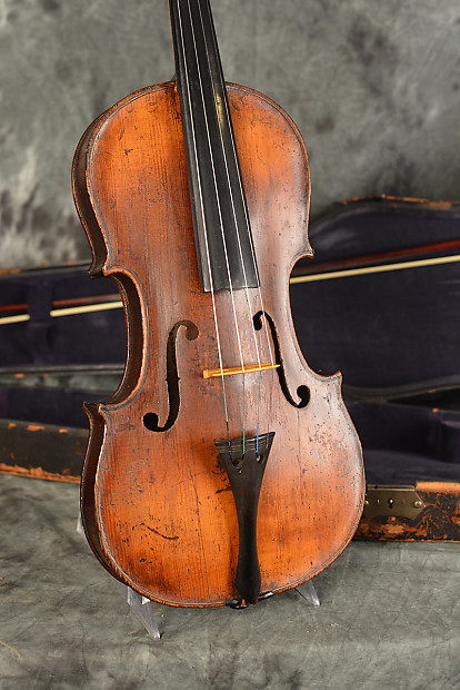 Stradivarius Inspired Vintage Violin 1860s? Natural w | Reverb