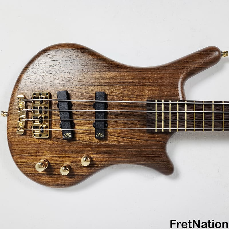 Warwick GPS Thumb BO 4-String Bass Natural MEC Gold Hardware | Reverb