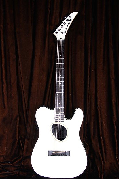 Rare Kramer Ferrington KFT-2 Acoustic Electric 1987-88 White | Reverb