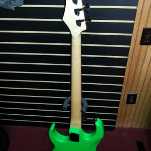 Dean Custom Zone Bass 4 string Nuclear Green Excellent | Reverb