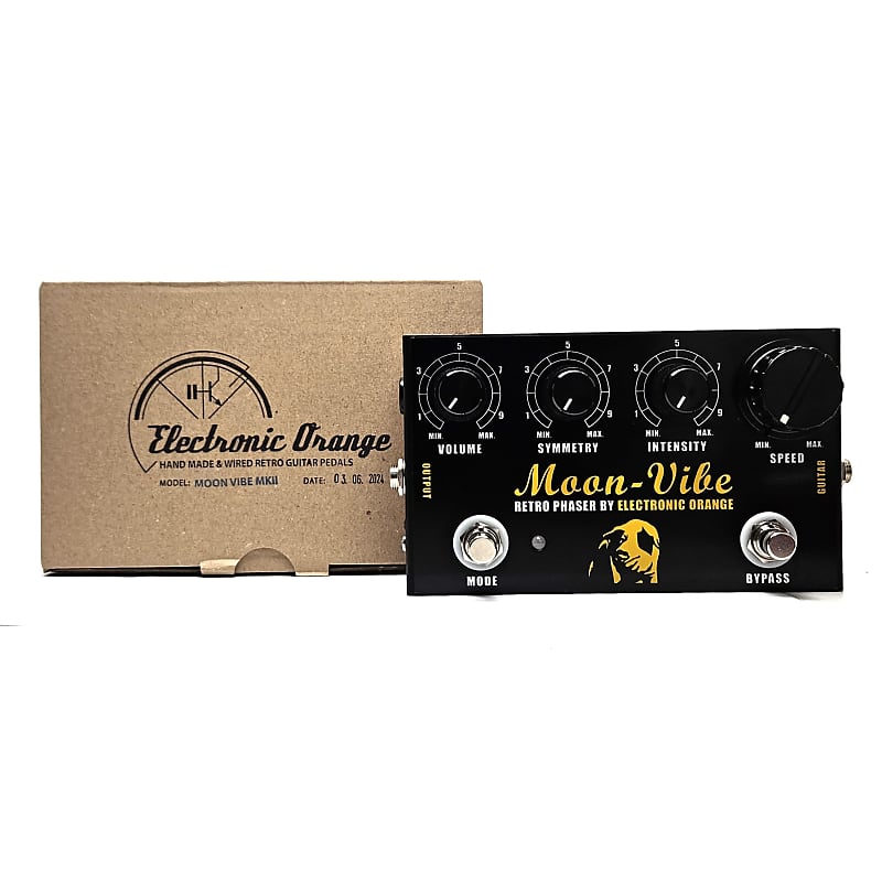 used Electronic Orange Moon-Vibe MKII, Mint Condition with | Reverb
