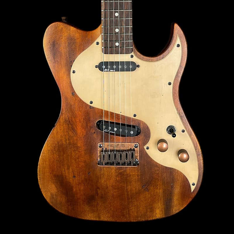 Axl Badwater Eldorado Telecaster Electric Guitar in Tan | Reverb