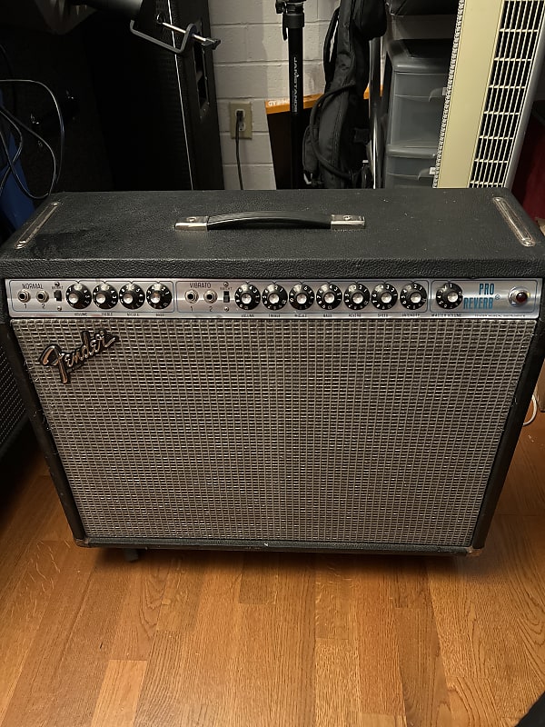 Fender Pro Reverb 2-Channel 40-Watt 2x12" Guitar Combo 1981 | Reverb