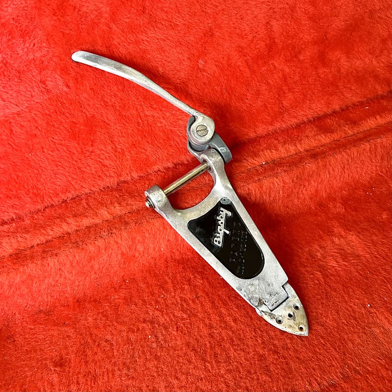 Bigsby B6 vibrato archtop guitar tailpiece c 1960’s - Nickel | Reverb