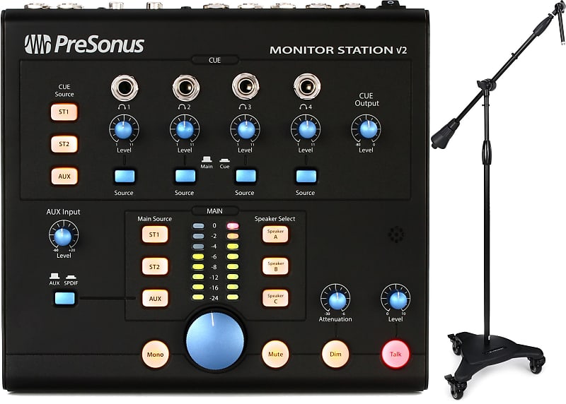 PreSonus Monitor Station V2 Desktop Monitor Controller Bundle | Reverb