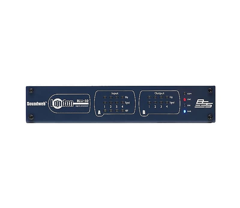 BSS BLU-50 4x4 Signal Processor with BLU link | Reverb