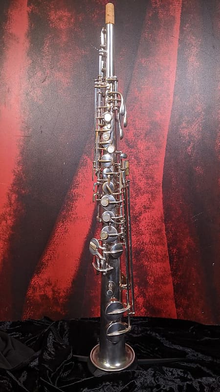 C.G. Conn Early 1920's New Wonder Soprano Soprano Saxophone | Reverb