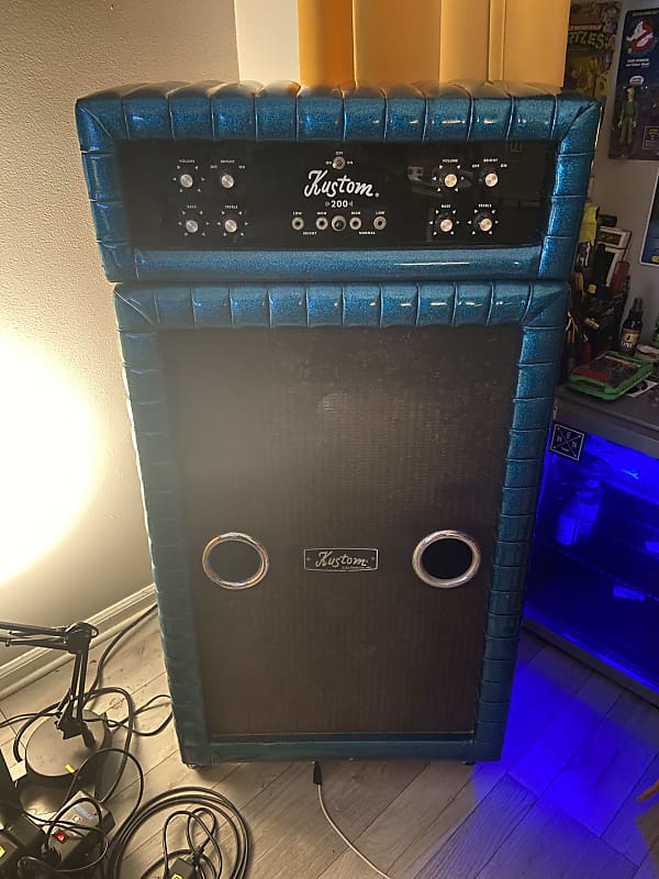 Kustom 200B 1960's - Green/Blue Sparkle | Reverb