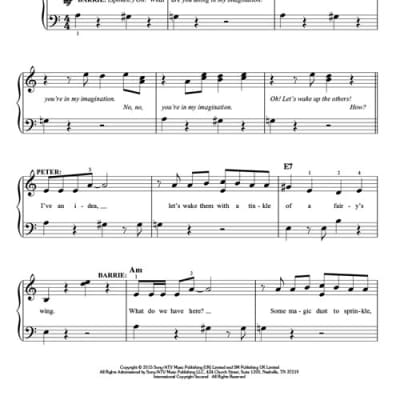 Finding Neverland - Easy Piano Selections Easy Piano Vocal | Reverb