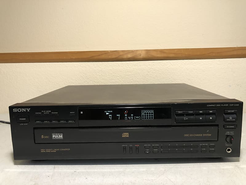 Sony CDP-C435 CD Changer 5 Compact Disc Player HiFi Stereo | Reverb