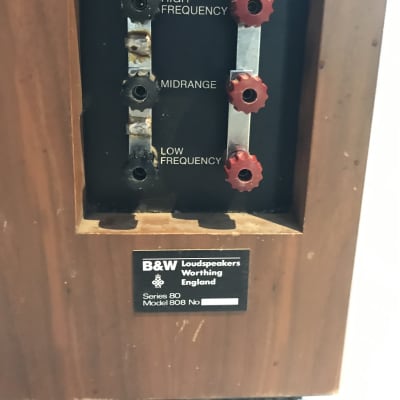 B&W Series 80 Model 808 Full Range Studio Monitors | Reverb