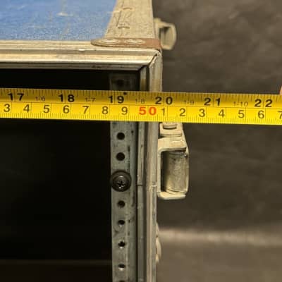 11U Studio Rack Case Blue No Lids | Reverb