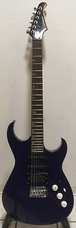 NICE PHAT STRAT ~ Silvertone HSS Super Strat Blue | Reverb