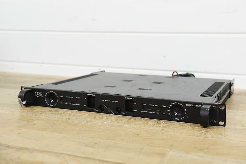 QSC 3200 Series Three 2-Channel Power Amplifier (church | Reverb