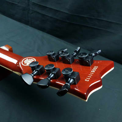 ESP Eclipse II 2006 See-thru Black Cherry Quilted Maple 4 | Reverb